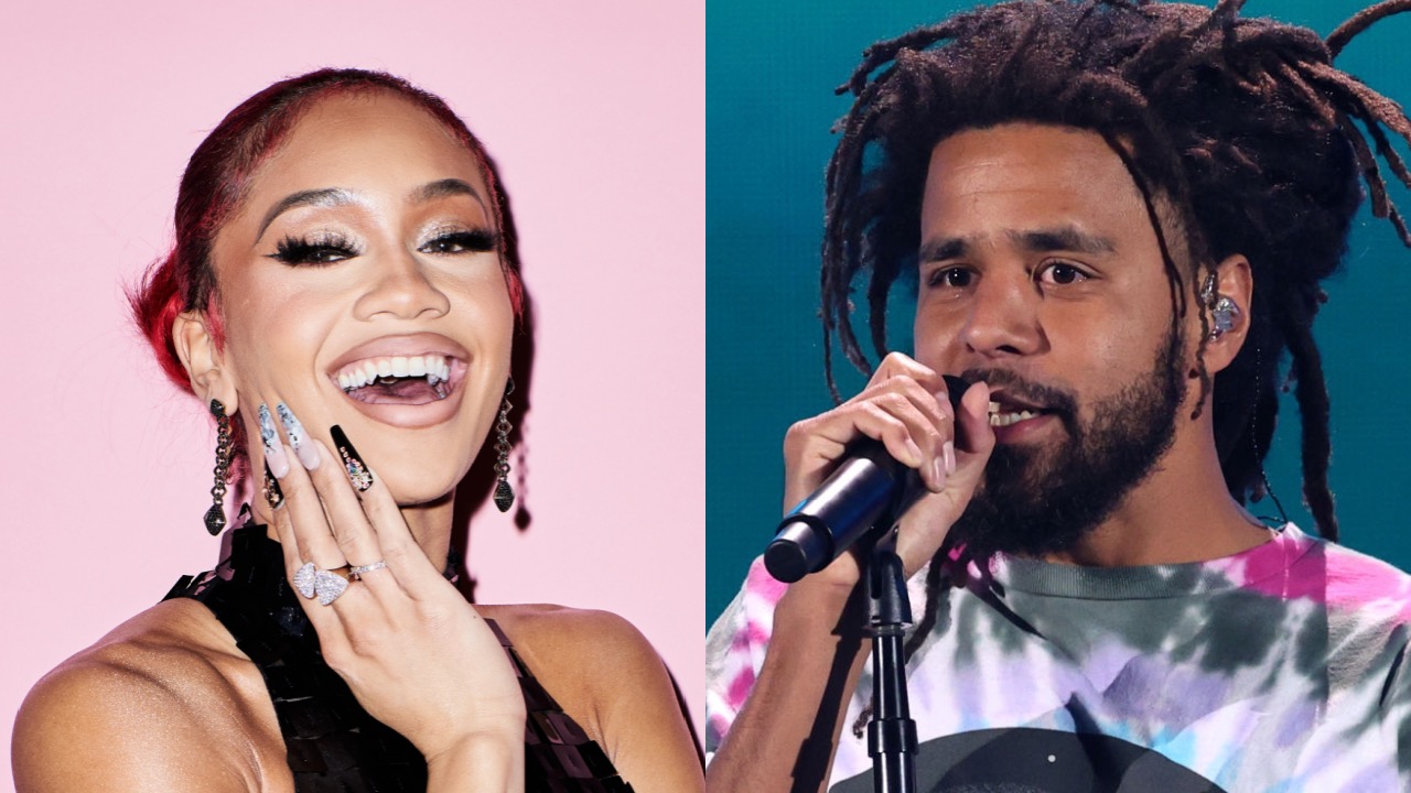 Saweetie Celebrates J. Cole Grammy Competition - After Freestyling For ...