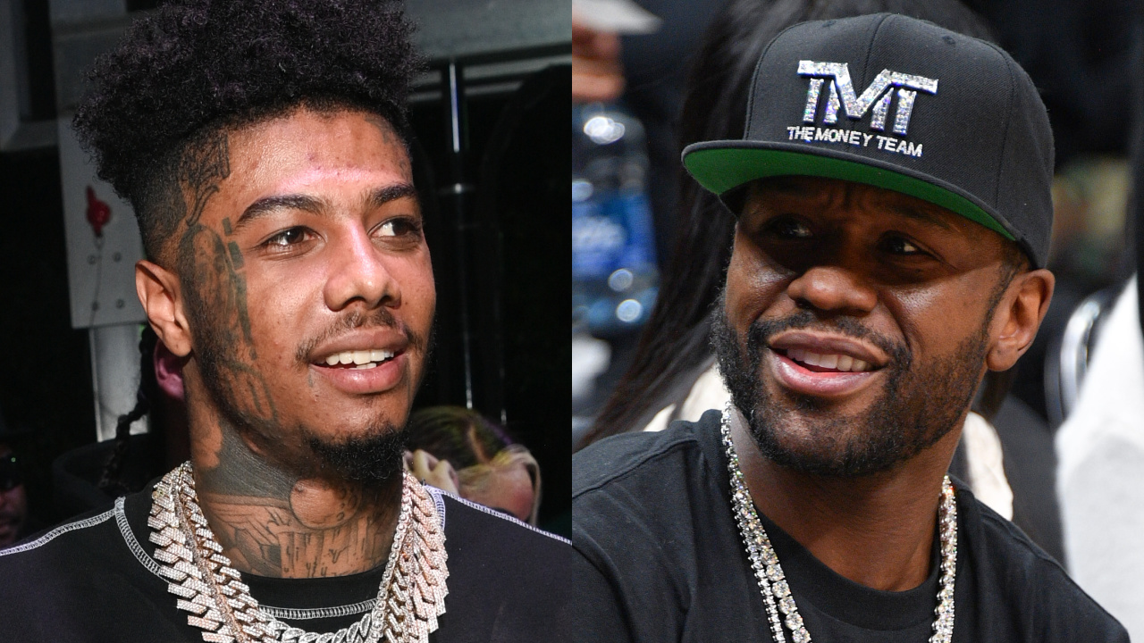 Blueface Gets Floyd Mayweather's Approval After Sparring With Boxing ...