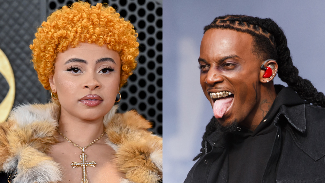 Ice Spice Wears Playboi Carti Opium Chain While Attending Super Bowl ...