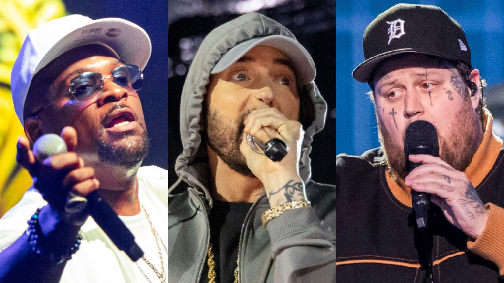 Eminem Performs With Trick Trick & Jelly Roll During Surprise ...