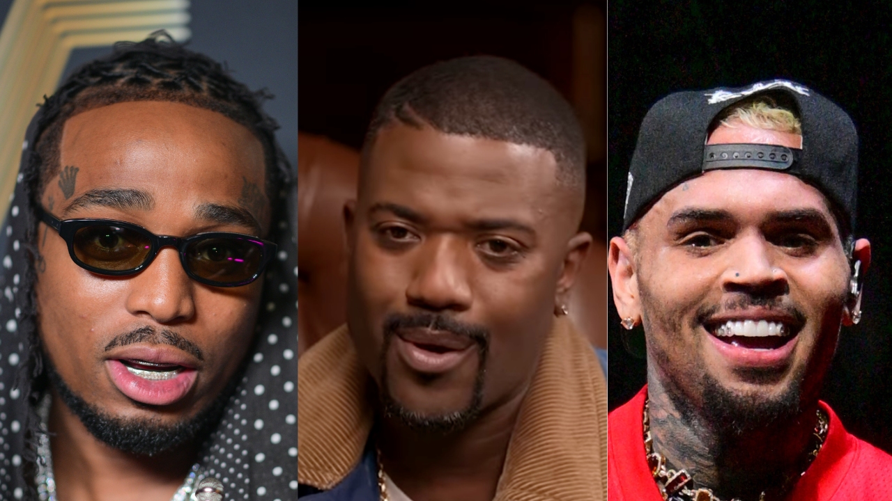 Quavo Catches Stray From Ray J As He Seemingly Sides With Chris Brown ...