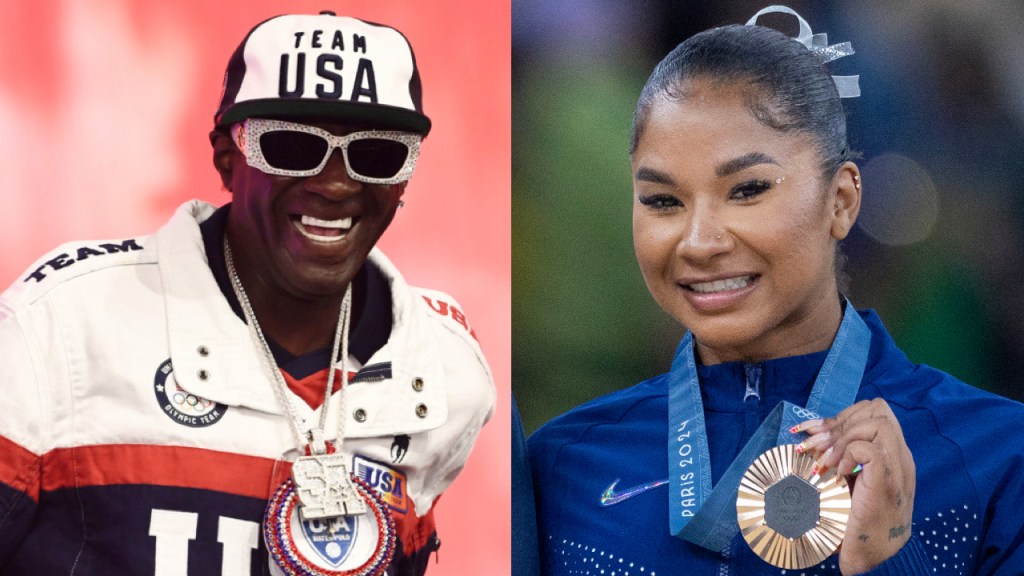 Flavor Flav Gifts Jordan Chiles Bronze Clock Chain Following Olympic ...