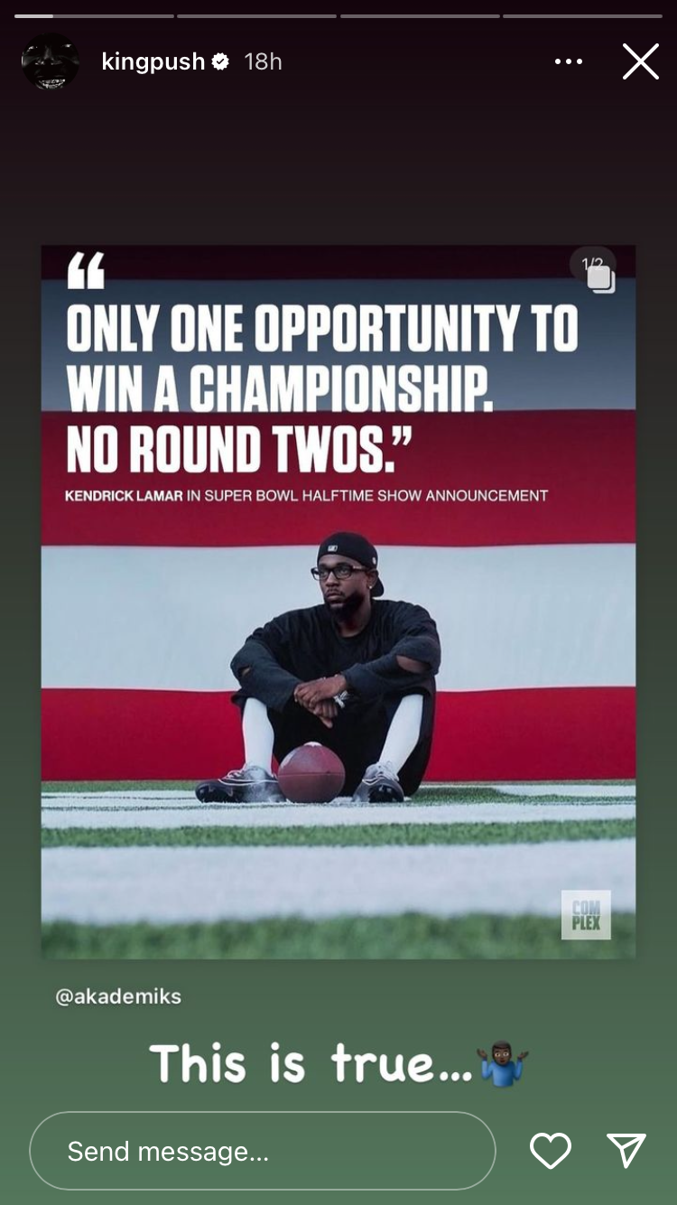 Pusha T Piles Misery On Drake After Kendrick Lamar's Super Bowl Announcement - HipHopDX