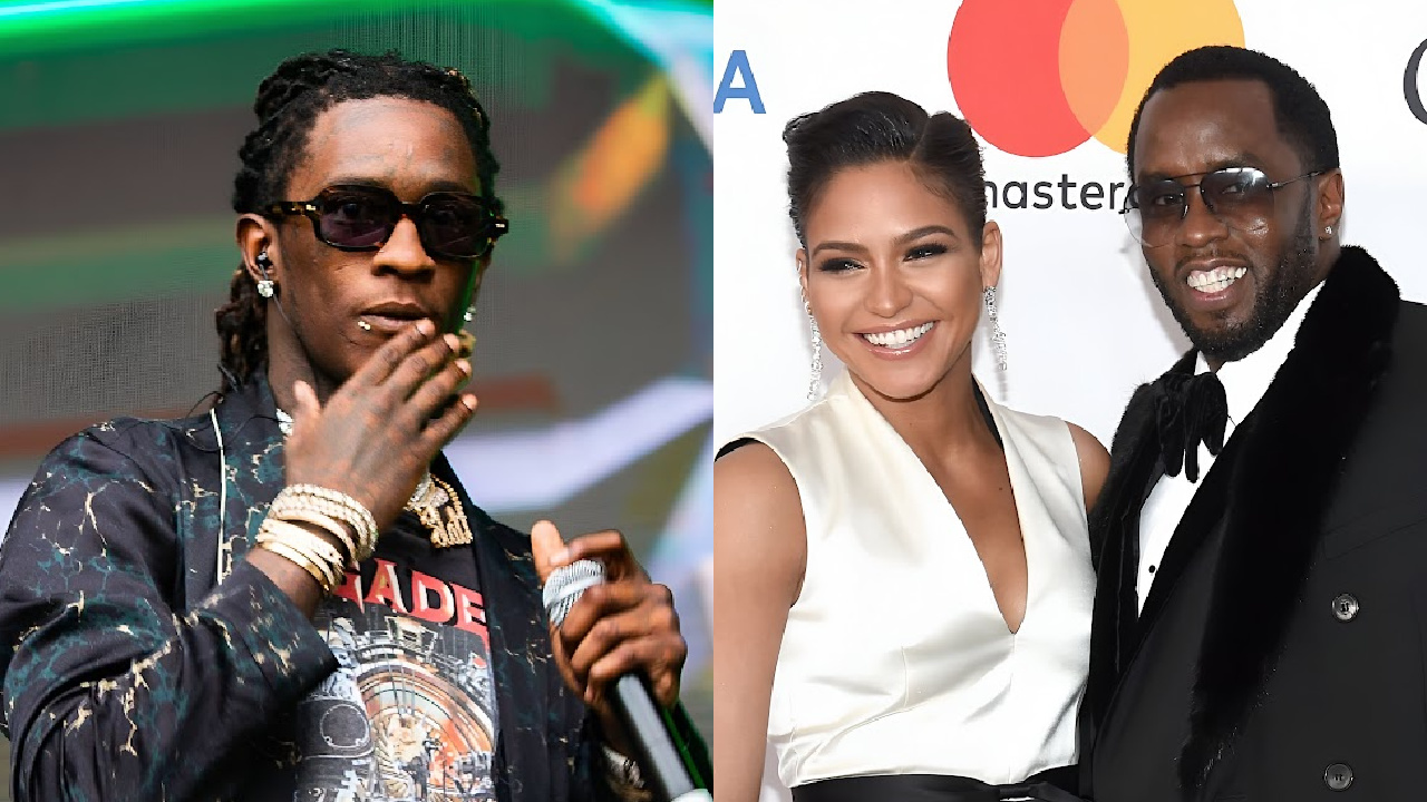 Young Thug Reacts To Diddy Attacking Cassie In Leaked Jail Call With ...