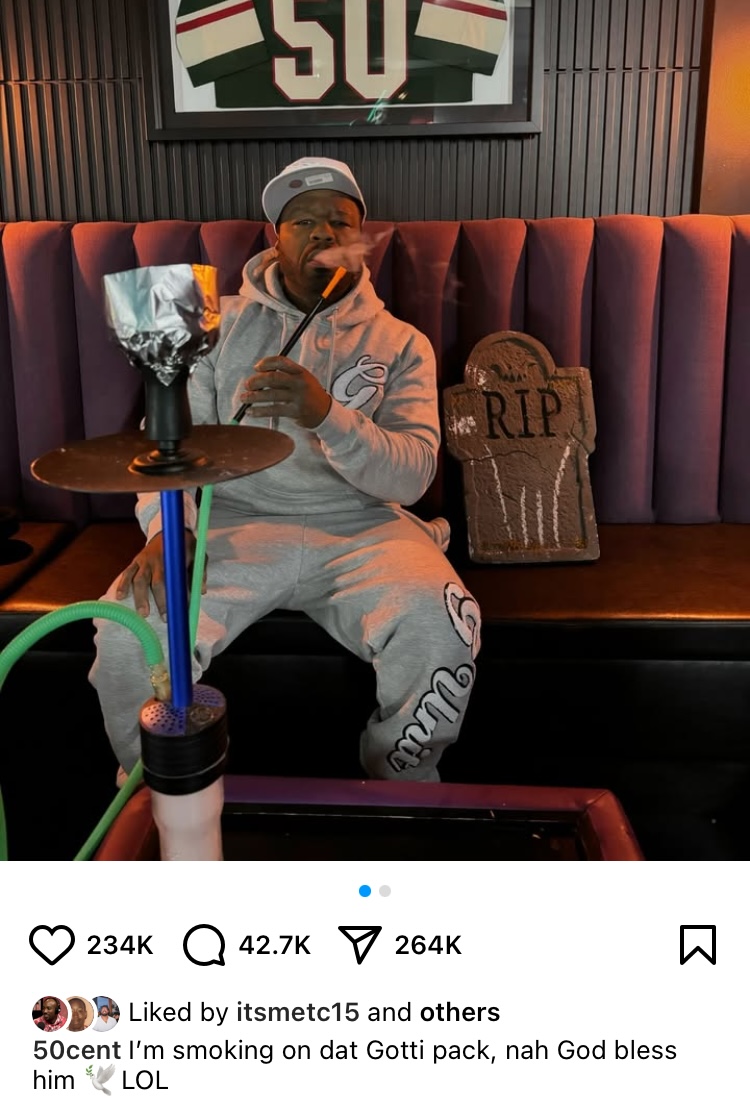 50 Cent Called Out By Supreme McGriff's Son For Mocking Irv Gotti's ...