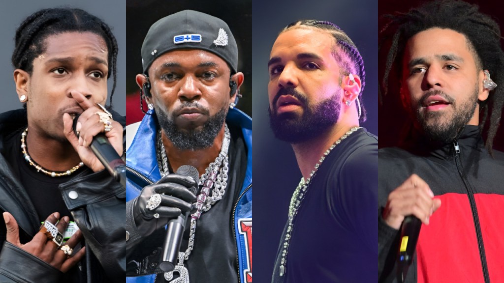 A$AP Rocky Crashes Kendrick Lamar, Drake & J. Cole's 'Big 3' Rivalry On ...