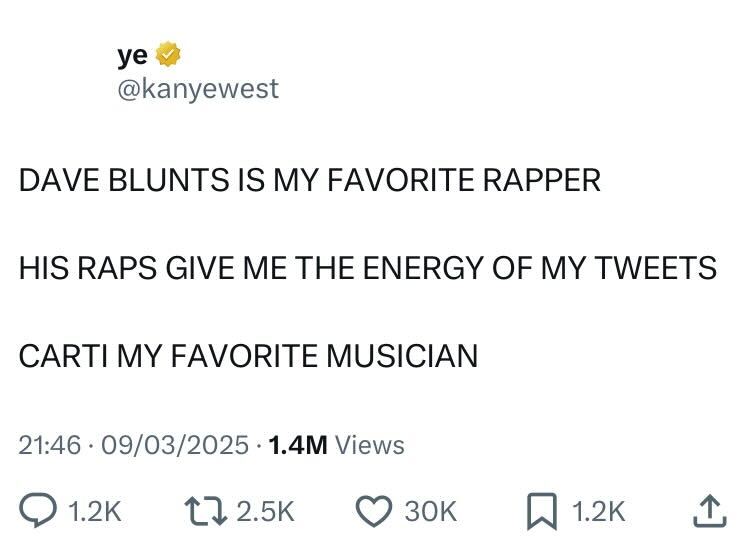 Kanye West Reveals His Current Favorite Rapper & Intervenes To Help Him ...